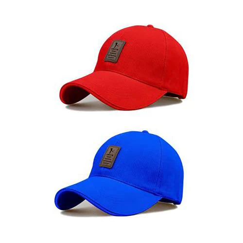 Buy ALAMOS Unisex Red and Light Blue Ediko Cotton (Pack of 2) Online at ...