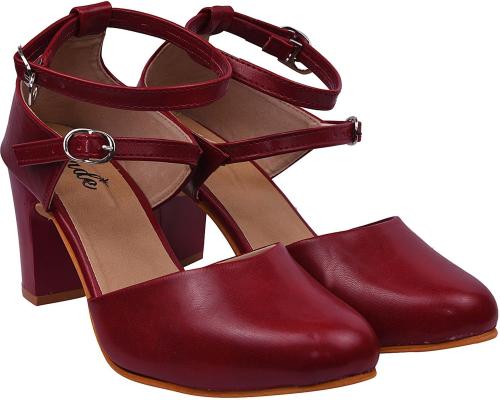 Buy Jade Women Maroon Heels Online at Best Prices in India - JioMart.