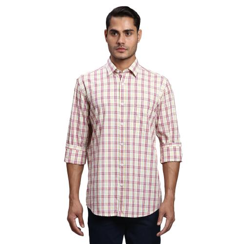 Buy Colorplus Checkered Regular Fit Shirt Online at Best Prices in ...