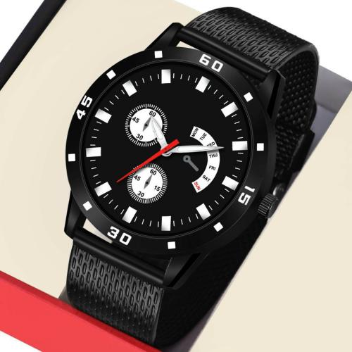Buy Bolun Analog Black Dial Black Strap Watch For Men Online at Best ...