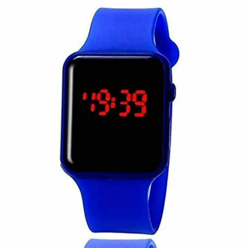 Buy MVS LED Square Unisex Digital Watch with Date for Boys & Girls ...