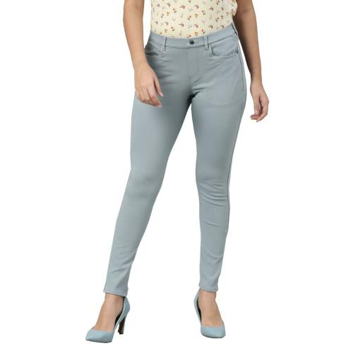 Buy GO COLORS Store Women Blue Cotton Blend Jeans Online at Best Prices in India - JioMart.