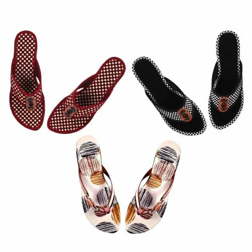 Buy ZADZED Girls Stylish Designer Jaipuri Rajasthani Flat Sleepers For ...