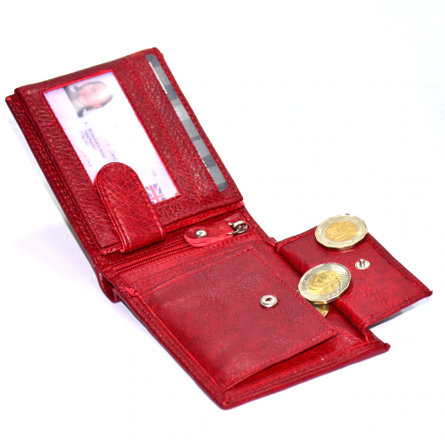 Buy eXcorio Stylish Men's Genuine Leather Red Wallet for Men Online at ...