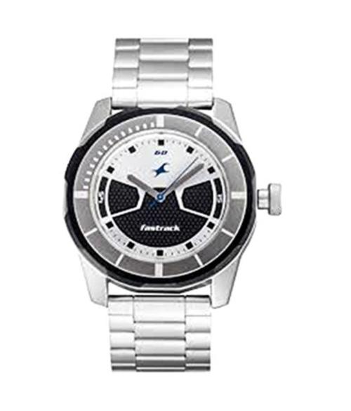 Buy Fastrack Analog Dial Multicolor Band Silver Watch - 3099Sm02J For ...