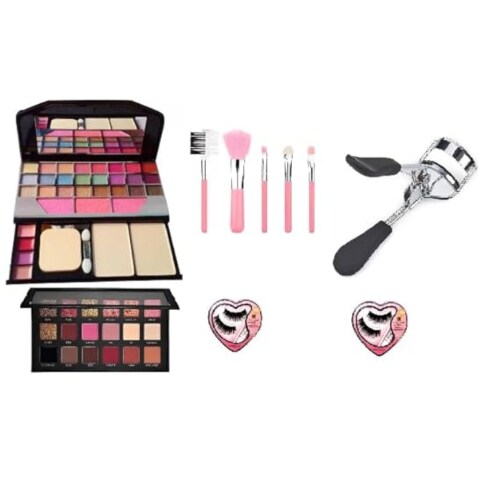 Buy Pink Spirit cosmetics Multicolour Makeup Kit/Eyeshadow Palette (18 ...