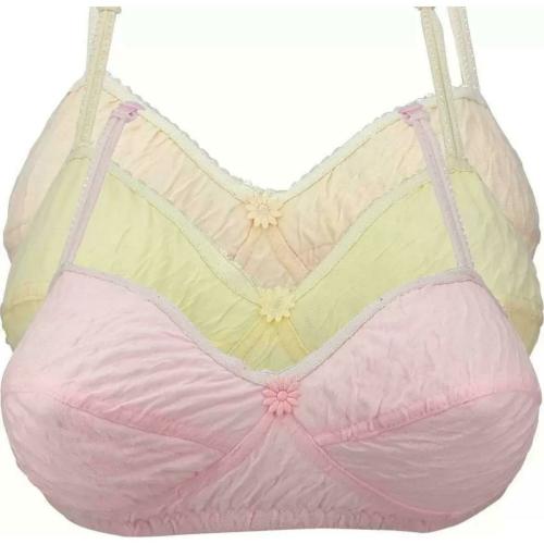 Buy JIXIN Non Padded Women Full Coverage Non Padded Bra (Multicolor ...