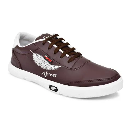 Buy Afreet Sneakers For Men (Brown) Online at Best Prices in India ...