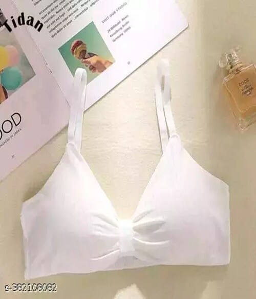 Buy Krittivasase Cotton Lightly Padded Non-Wired Wire Free T-Shirt Full ...