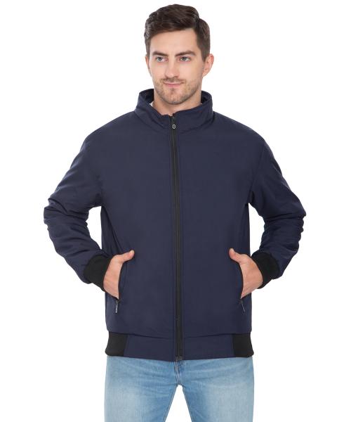 Buy Vestitch polyester Blue Jacket For Men (VST-CL-PLAIN-0022-BLUE ...