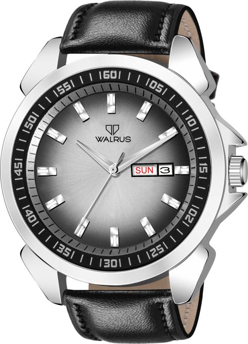 Buy Walrus Analog Black Dial Black Strap Watch For Men Online at Best ...