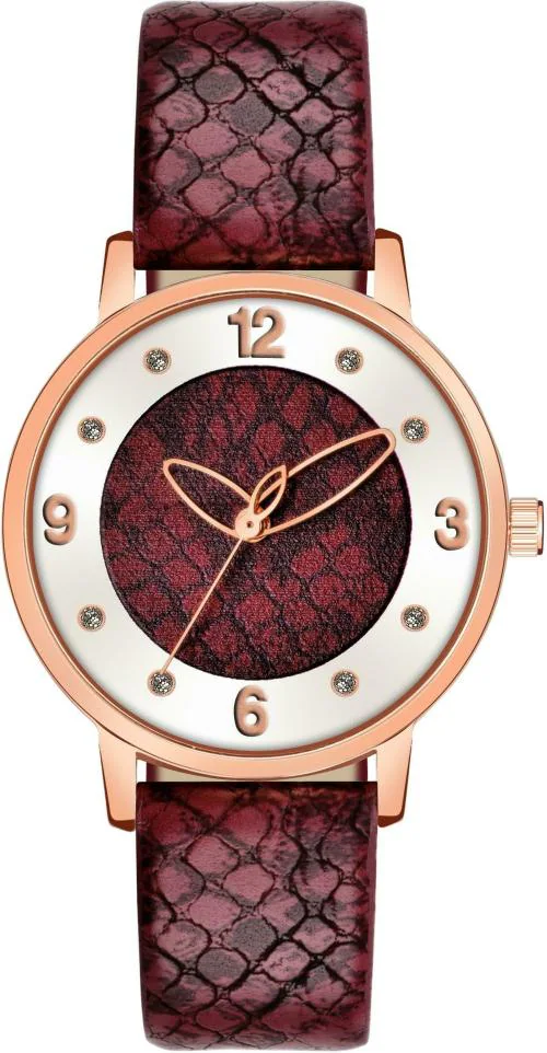 Buy SPLAZOS Analog Maroon Dial and Strap Wrist Watch for Girls Online ...