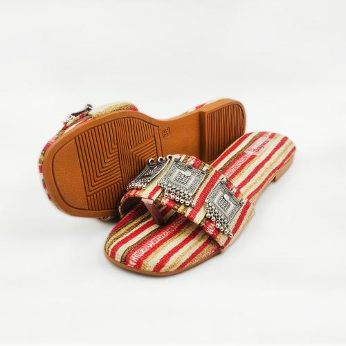 Buy Sayera Red Ethnic Sandal For Girls &Women | Stylish Fashion Sandal ...