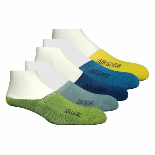 Buy AIR GARB No Show Loafer Socks - Ultra-Soft Cotton Foot Cover Socks ...