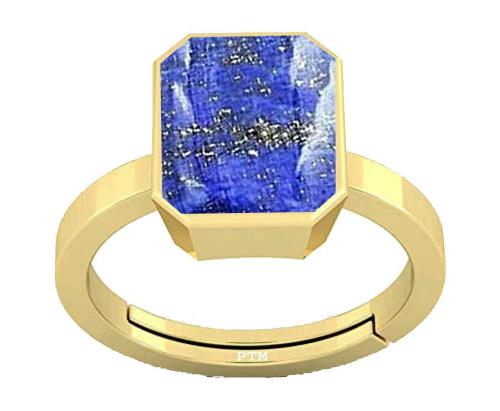 Buy Ptm Natural Lapis Lazuli 4 Carat Gemstone Square Shape Panchdhatu ...