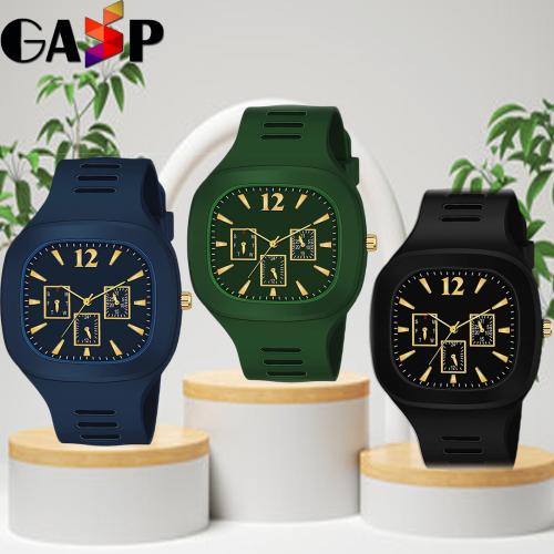 Buy GASP Analog Blue, Green, Black Dial Blue Strap Watch For Men And ...