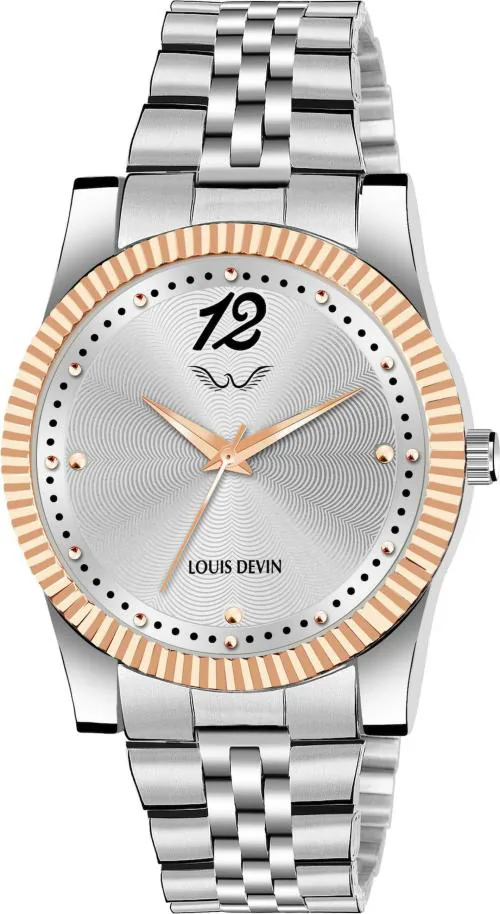 Buy Louis Devin Stainless Steel Chain Analog Wrist Watch for Men ...