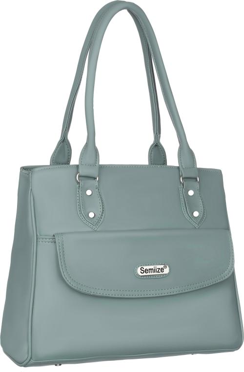 Buy Semiize Women Green PU Shoulder Bag Online at Best Prices in India ...