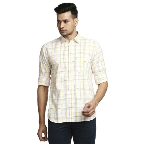 Buy COLORPLUS Men Medium Yellow Formal Shirt Online at Best Prices in India - JioMart.