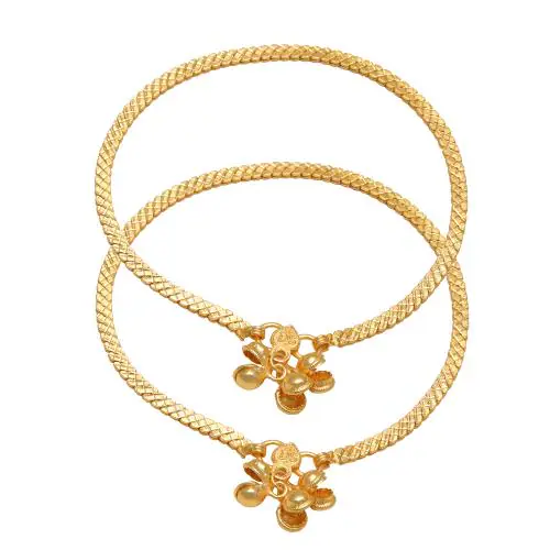 Buy Memoir Gold plated flat chain design, Ethnic Traditional Bridal ...