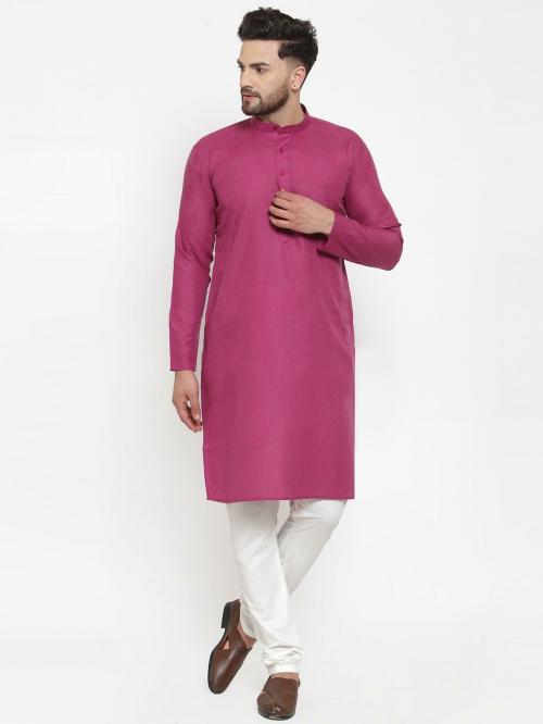 Buy Jompers Men's Cotton Solid Kurta Payjama Sets Online at Best Prices ...