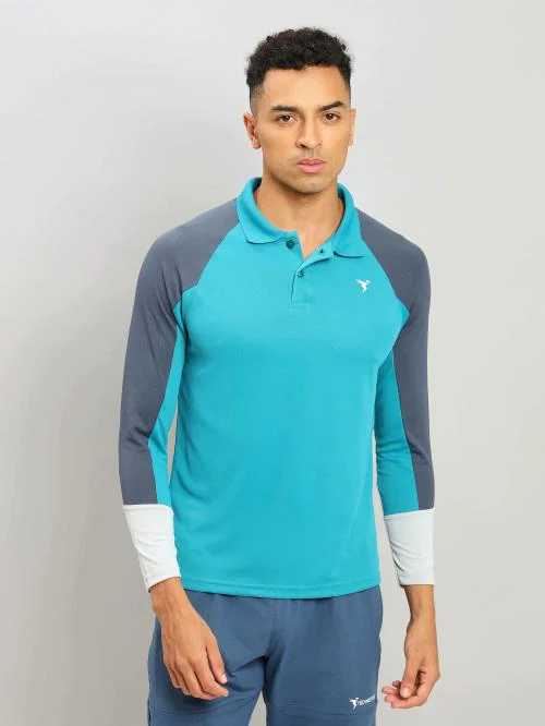 Buy Technosport Men's Polo Neck Full Sleeves T-Shirt Online at Best Prices in India - JioMart.