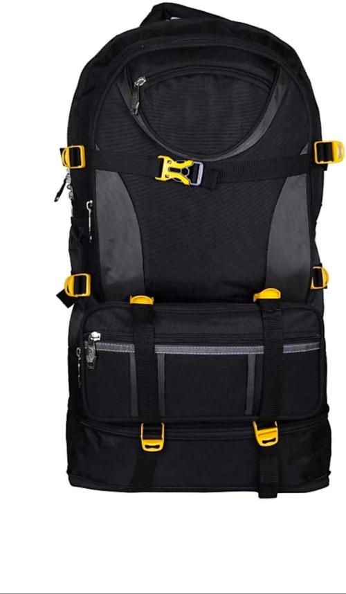 Buy Wincey Jumbo Black Polyester Rucksack Backpack For Men And Women ...