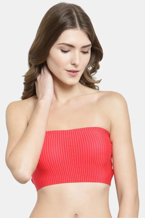 Buy PrettyCat Red Striped Polycotton Tube Bra For Women(PCJ-SB-5133 ...
