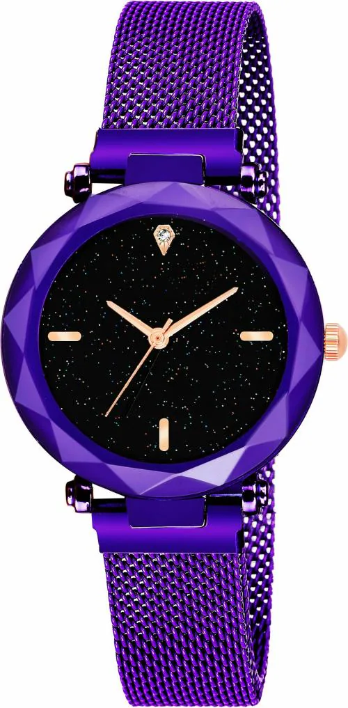 Buy TRUE COLORS Analog Purple Dial Purple Strap Watch For Women Online ...