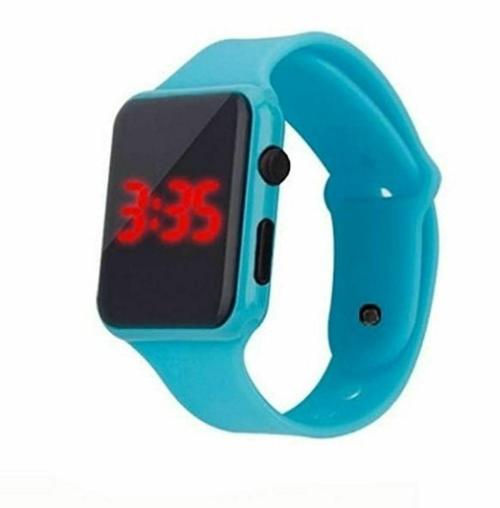 Buy MVS LED Square Unisex Digital Watch with Date for Boys & Girls ...