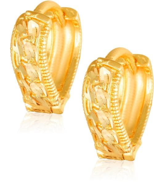 Buy Vighnaharta Gold-Plated Chandbali Earring Clip-On Earring (Women ...