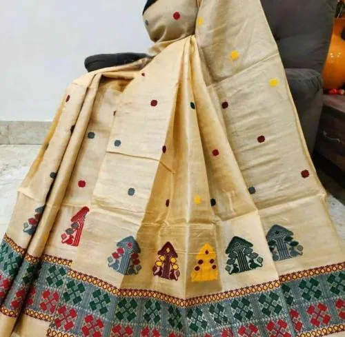 Buy ROYALVISHWA Women's Assamese Guna Heavy Weaving Work Cotton Mekhela ...