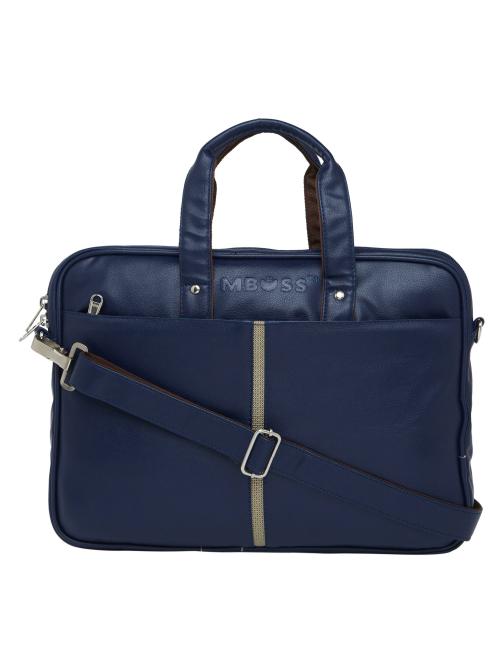 Buy MBOSS Faux Leather 15.6 Inch Laptop Messenger Bag Online at Best Prices in India - JioMart.