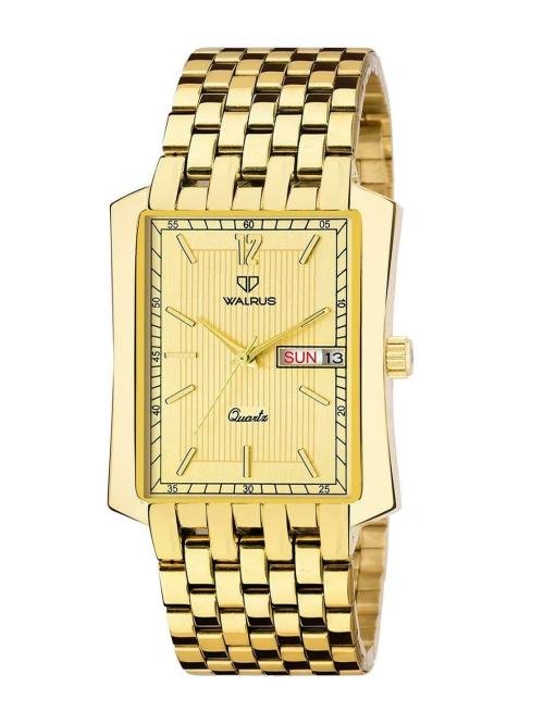 Buy Walrus Men Brass Dial & Stainless Steel Straps Analogue Watch WWTM ...