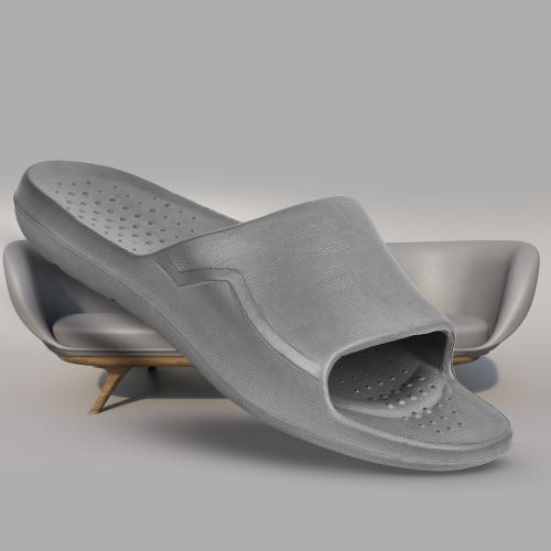 Buy Keneye Trendy Stylish Extra Soft & Comfortable Grey Slides For Men ...