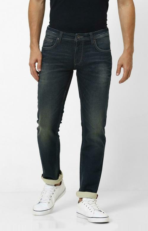 Buy Celio Blue Solid Tapered Jeans Online at Best Prices in India ...