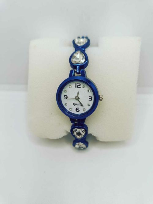 Buy watchverse white daimond blue chain watch Online at Best Prices in ...