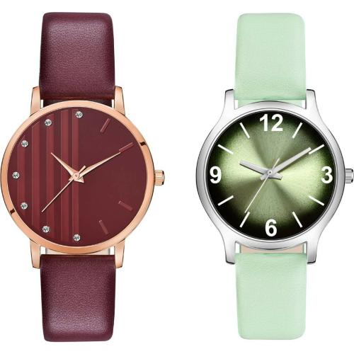 Buy Splazos Analog Green, Maroon Dial Maroon Strap Watch For Girls ...