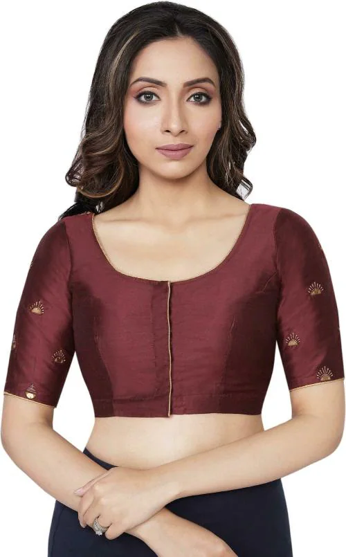 Buy RENE Women Multicolor Woven Design 100% Cotton Blouse Online at ...