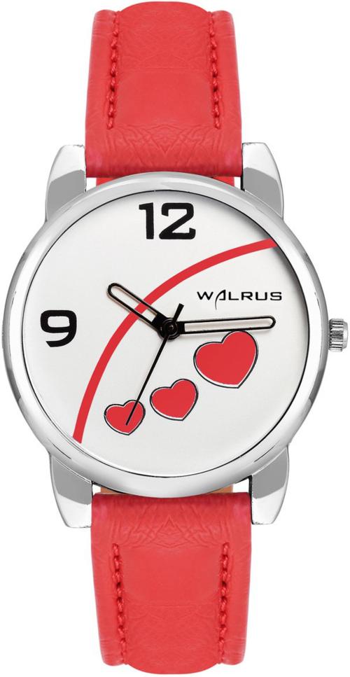 Buy Walrus Analog Red Dial Red Strap Watch For Women Online at Best ...