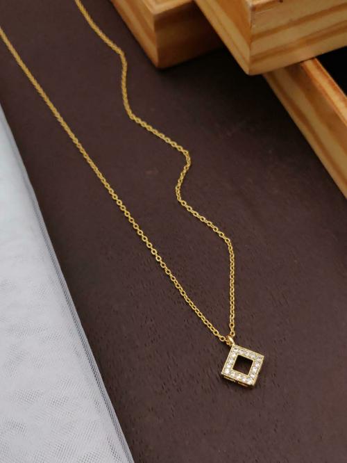 Buy INDIAN LIFESTYLE Women's Designer 18Inch Gold Plated Chain Pandel ...