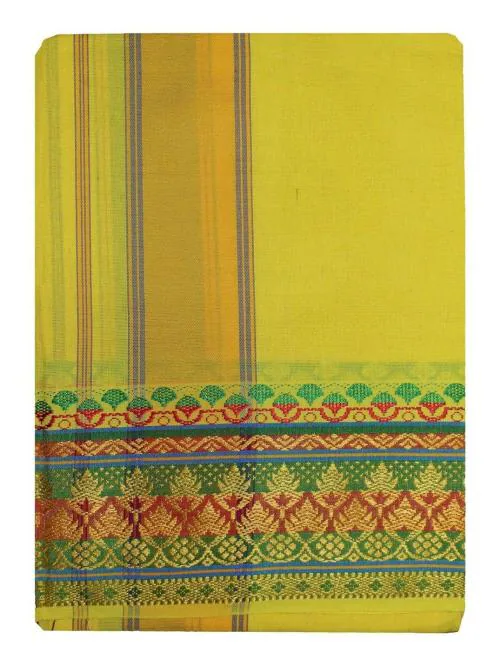 Buy PRAKASAM COTTON COTTON Mens Single colour dhoti/colour mundu/Temple ...
