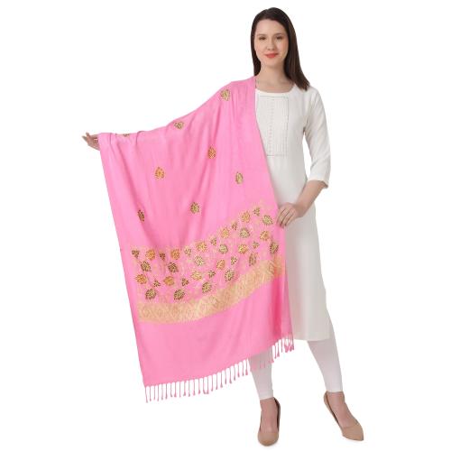 Buy EVAZ Stylish Woolen Stoles For Women's -Pink Online at Best Prices ...