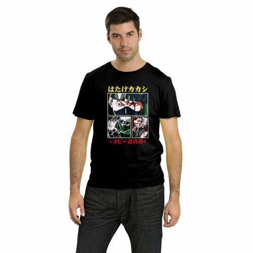 Buy YOLO Men Black Graphic Print Pure Cotton Round Neck Half Sleeve ...