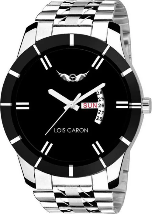 Buy LOIS CARON LCS-8049 Trending Day & Date Functioning for Boys Analog Watch - For Men Online ...