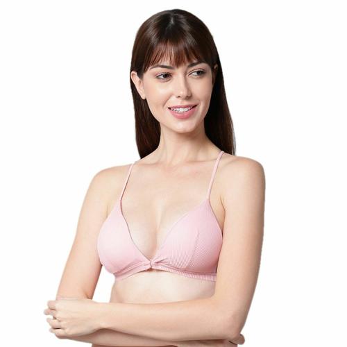 Buy PrettyCat Mauve Solid Nylon Bralette Bra For Women (PC-BR-6073) Online at Best Prices in ...