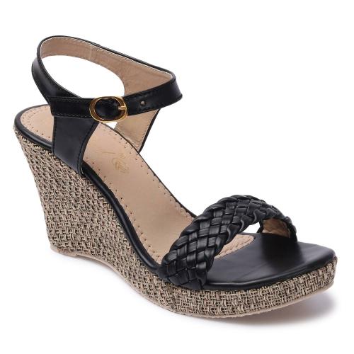 Buy Big Bird Footwear Casual Heeled Wedges Sandals for Women & Girls ...