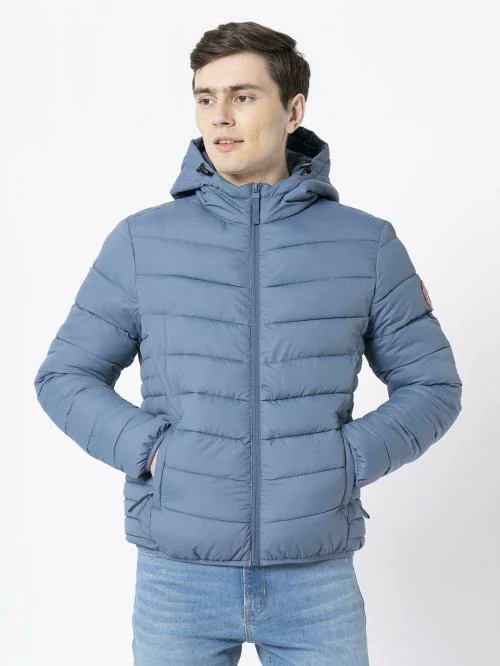 Buy Red Tape Men's Light Blue Solid Jacket Online at Best Prices in ...