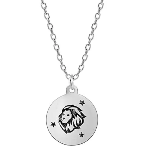 Buy Giva Sterling Silver Leo Zodiac Pendant With Link Chain For Women ...