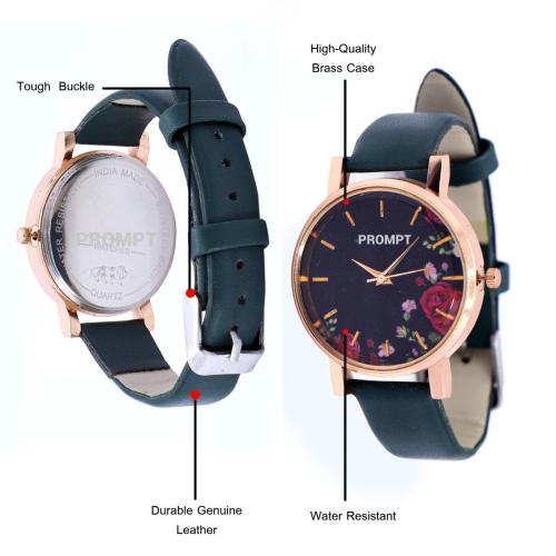 Buy PROMPT Blue Color Analog Watch For Girls & Women's Online at Best ...